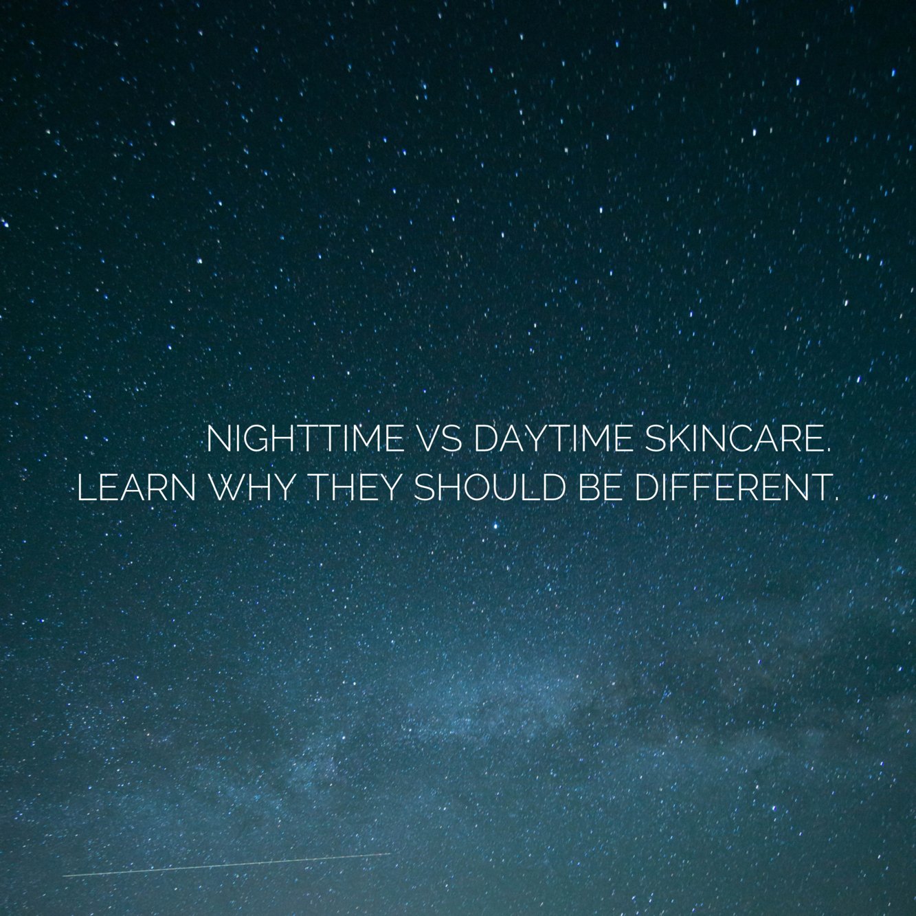 Nighttime vs. Daytime Skincare Routine – Navinka Skincare